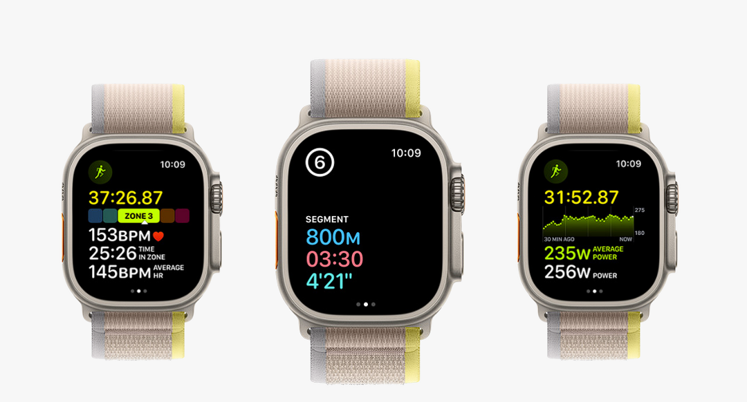 Apple Watch Ultra GPS + LTE 49mm Titanium Case with Starlight Alpine ...