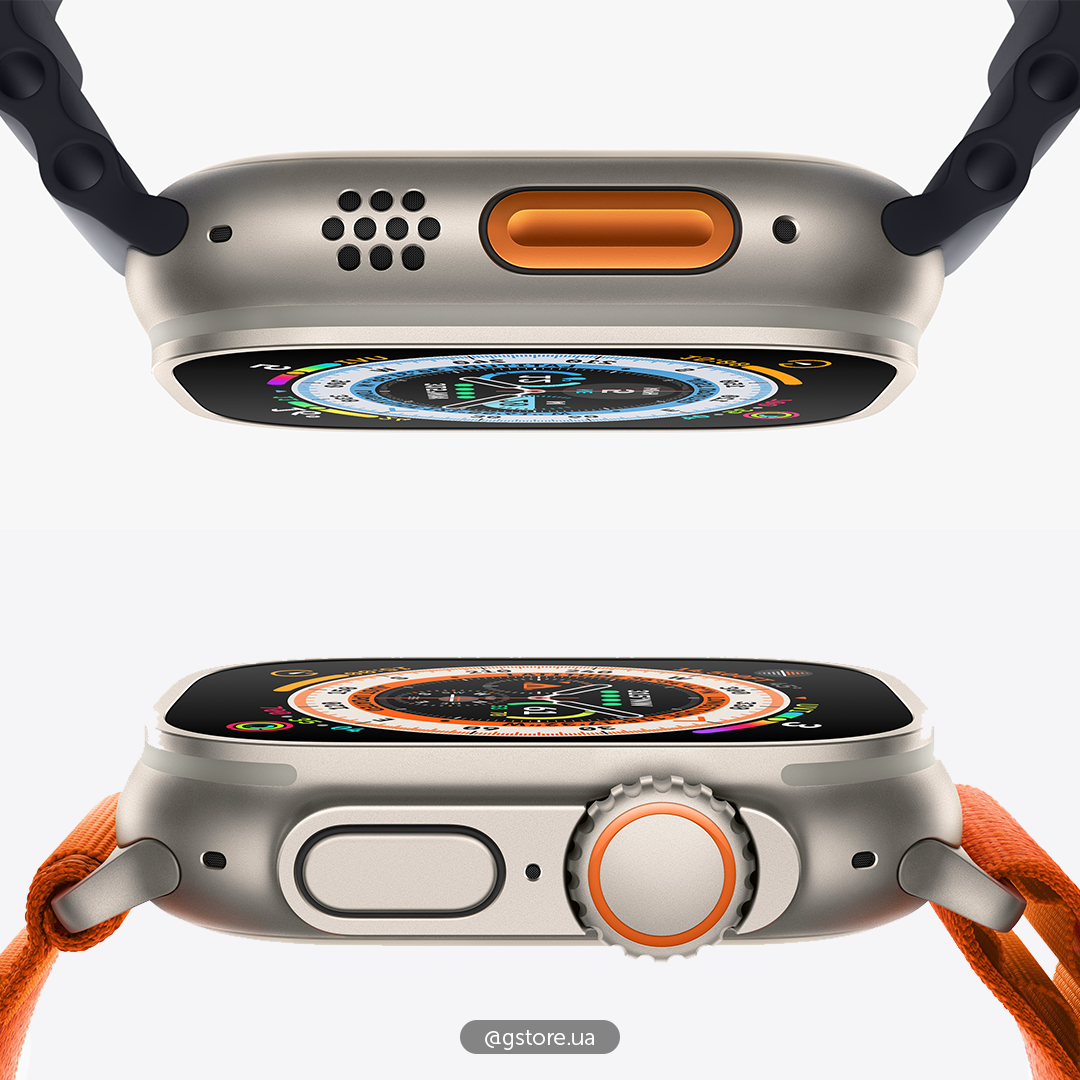 Apple Watch Ultra GPS + LTE 49mm Titanium Case with Starlight Alpine ...